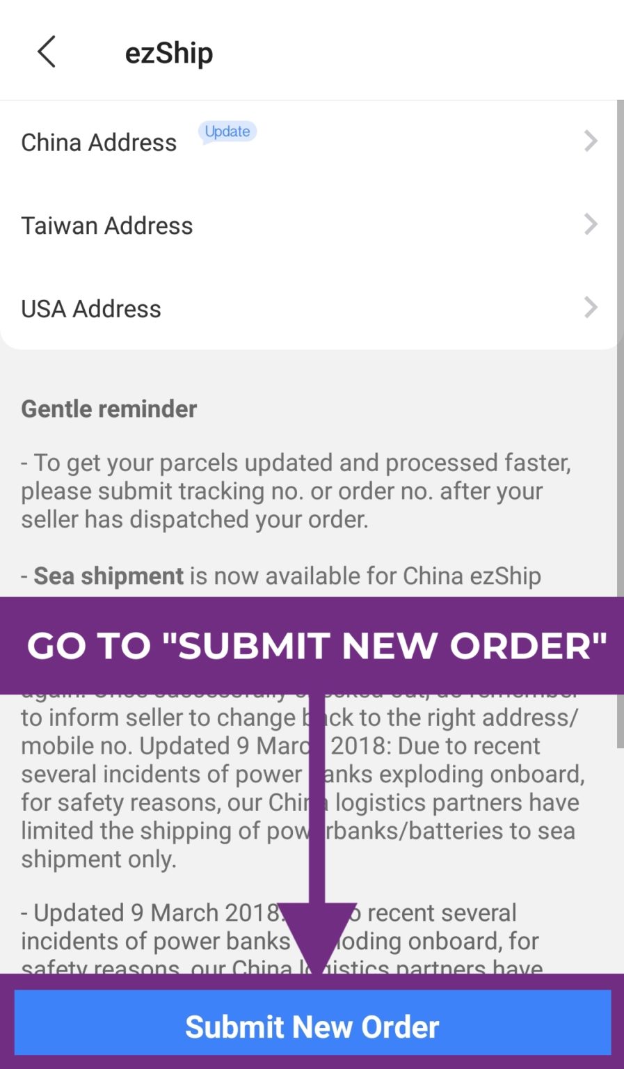 ezbuy's ezShip Shipping Guide: How to Use Step-by-Step – Blog – YouTrip ...