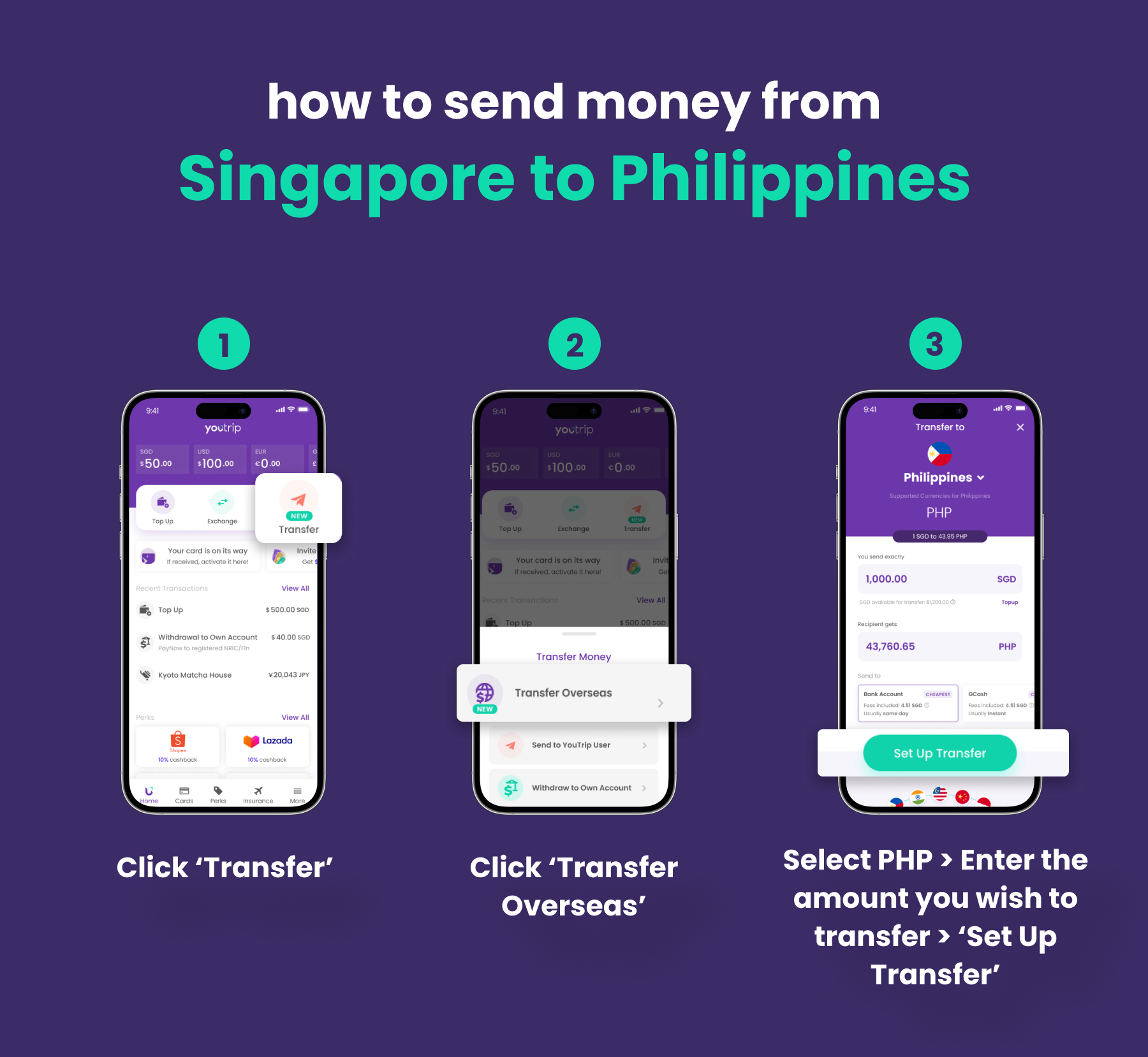 How To Send Money To Philippines From Singapore – YouTrip Singapore